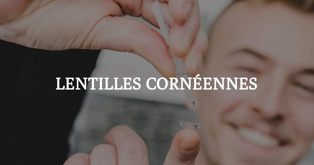 Lentilles cornéennes